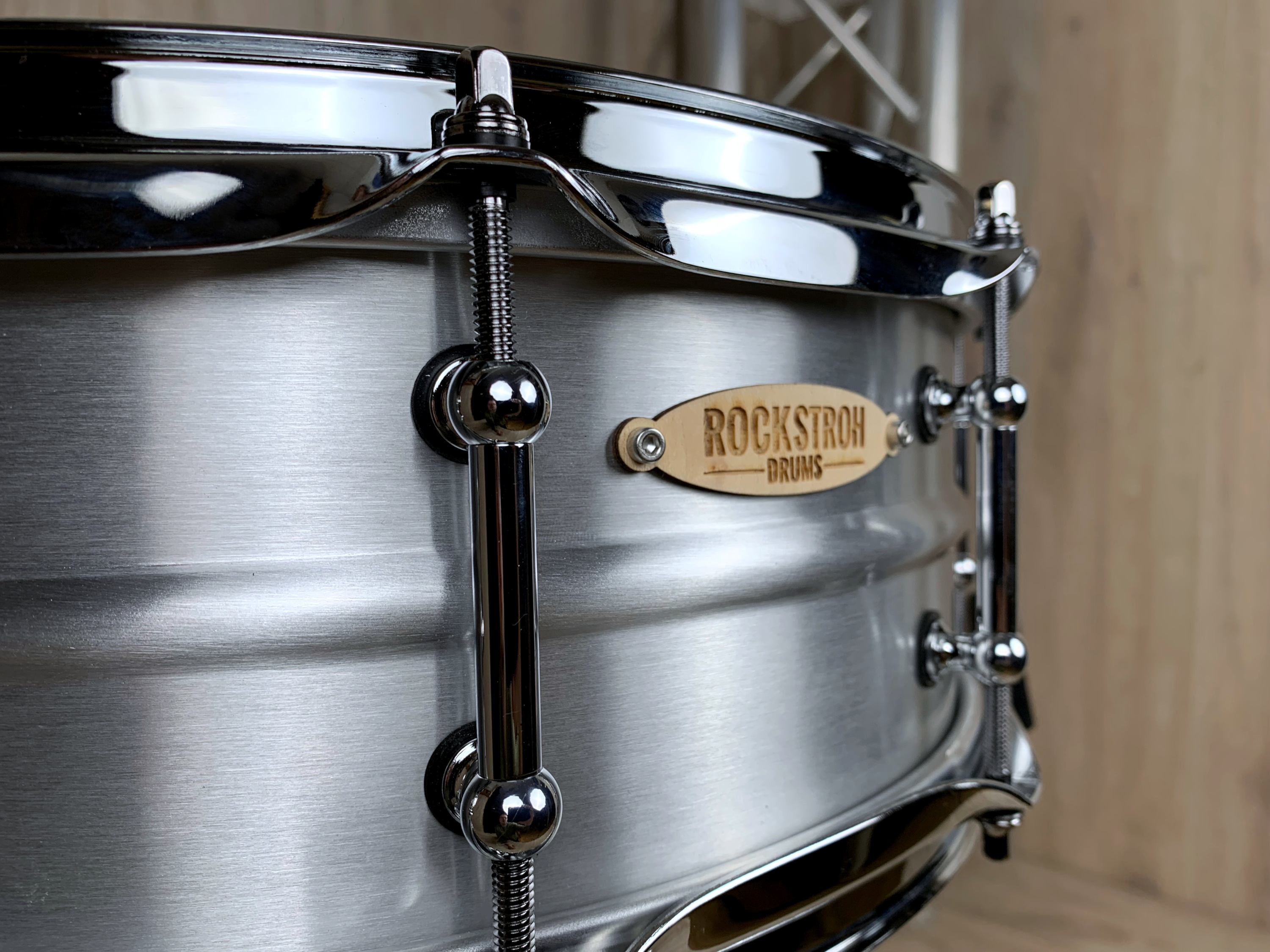 FALK ALUMINUM CUSTOM SNARE - Rockstroh Drums